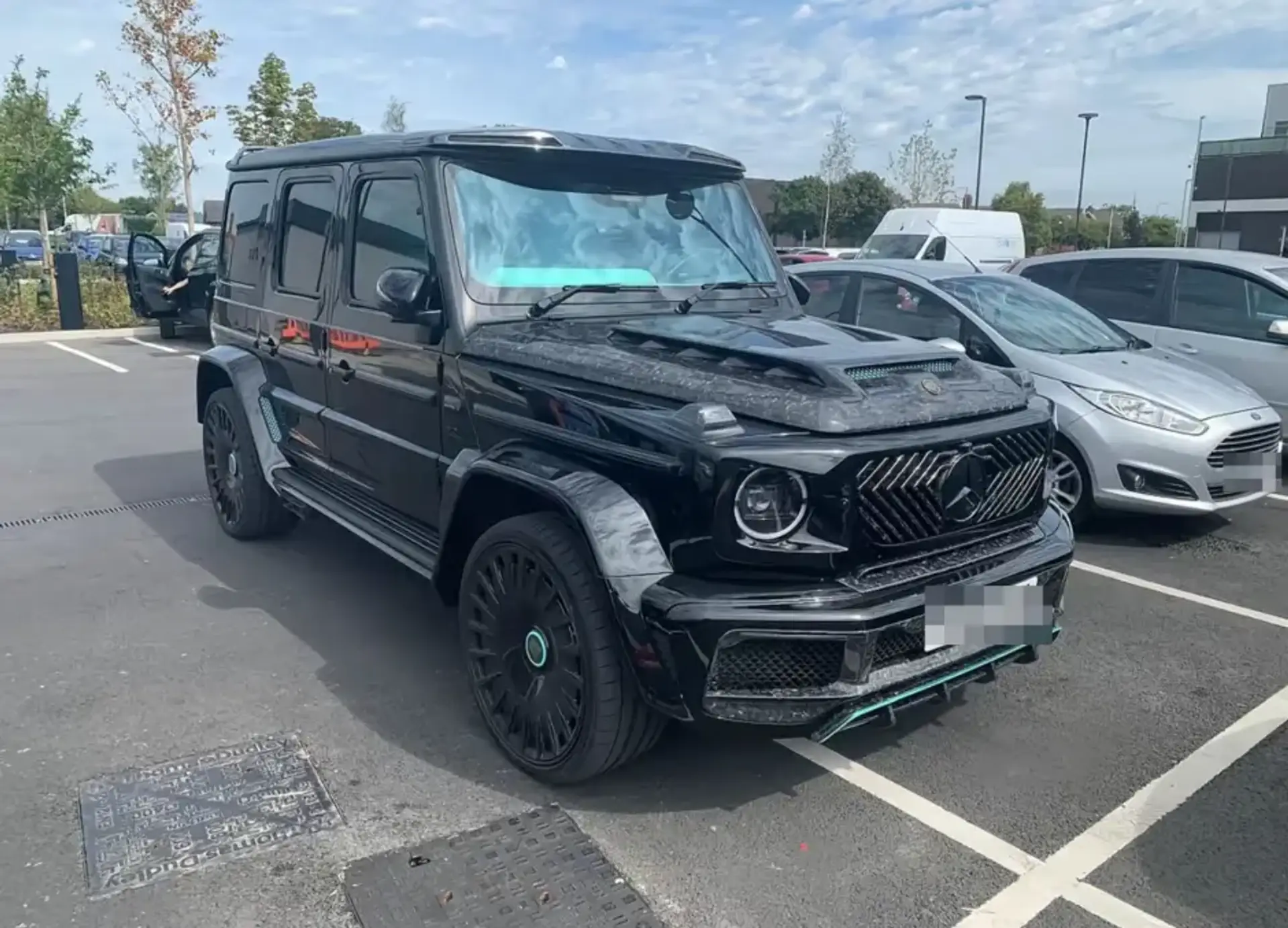 Caught on camera: Phil Foden’s £400k Mercedes takes up two bays at ...