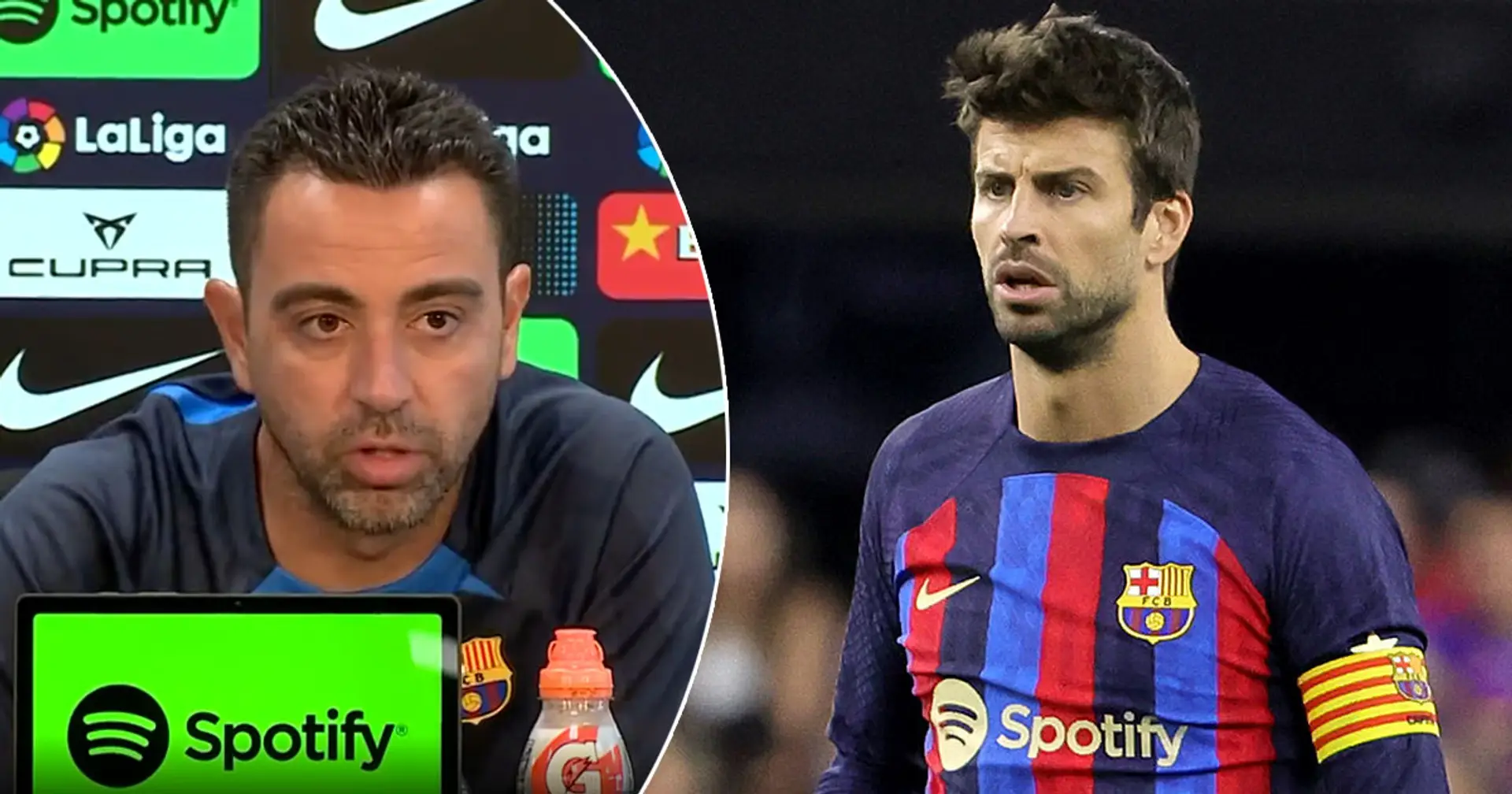 'He can help us in another role': Xavi on benching Pique in first 2 ...