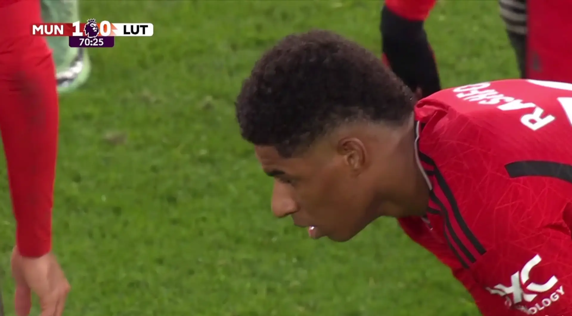Caught on camera: Rashford's reaction to missing THAT big chance vs ...