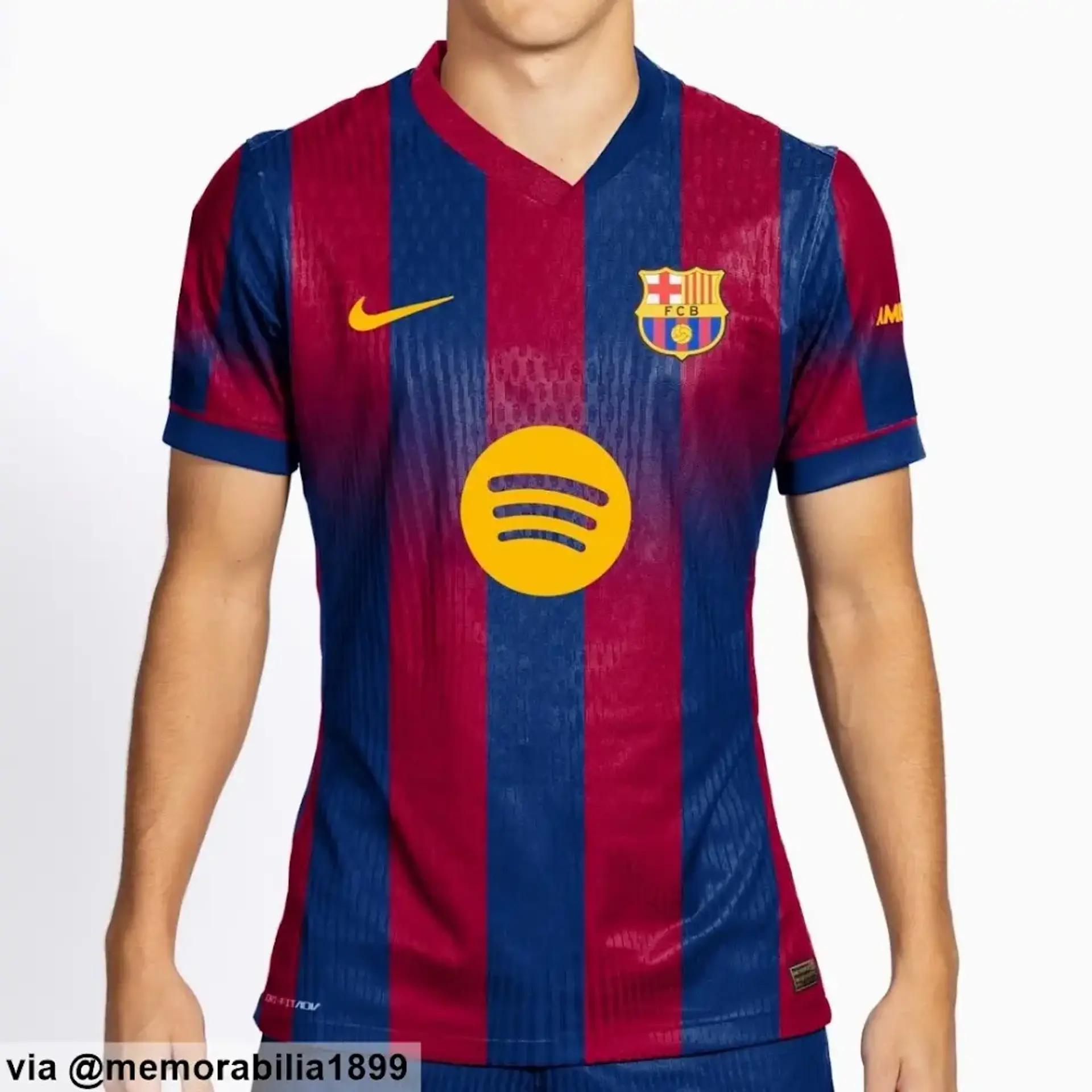 3 best pictures as early leak shows how Barca's 2025/26 home kit could ...