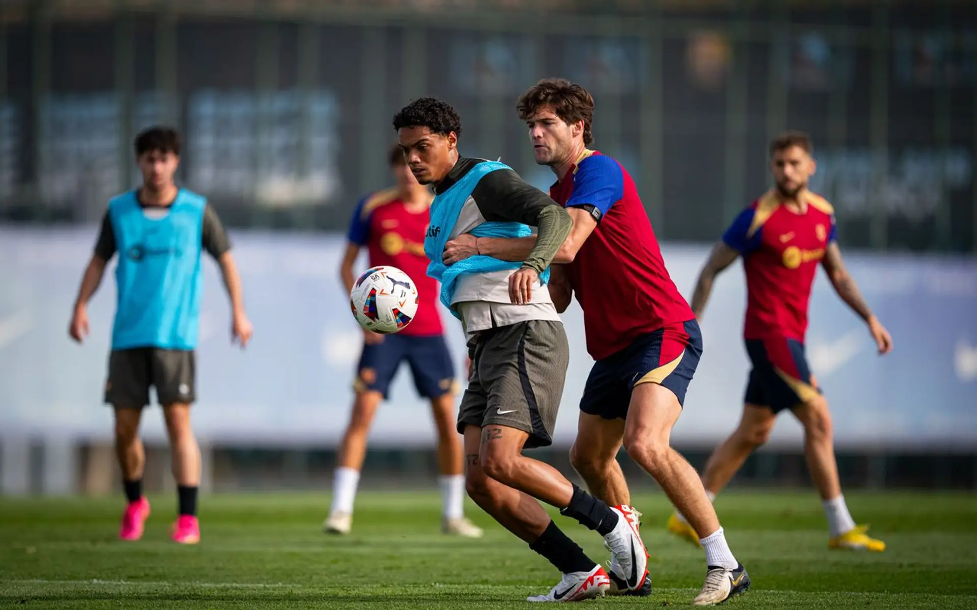 2 pics as Ronaldinho son joins Barca's first-team training - Football ...