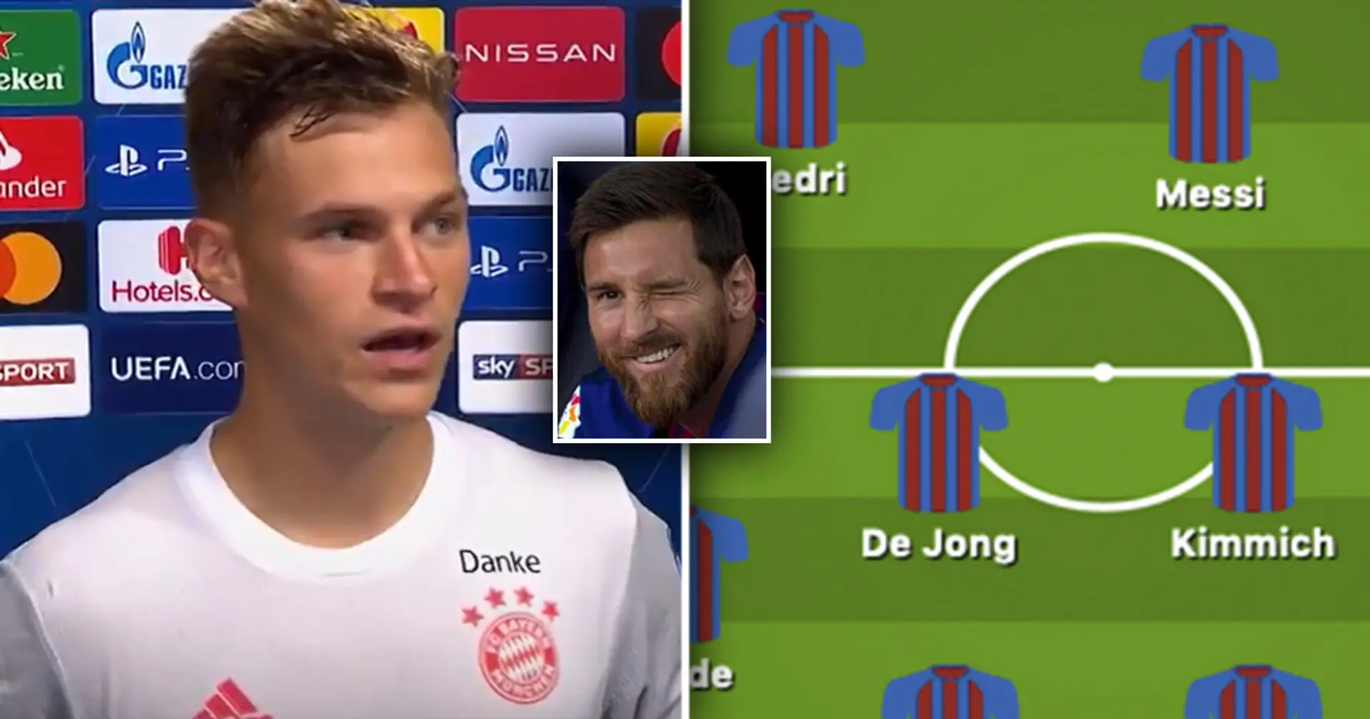 3 ways how Barca could line up with Kimmich – one with Messi too ...
