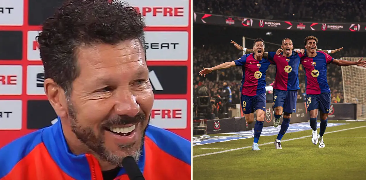Diego Simeone jokes about 'parking the bus' against Barcelona: 'No, we ...