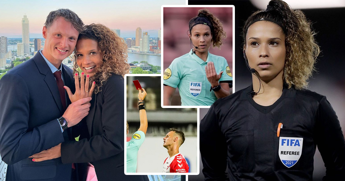 Dutch footballer and referee are engaged after first meeting when he ...