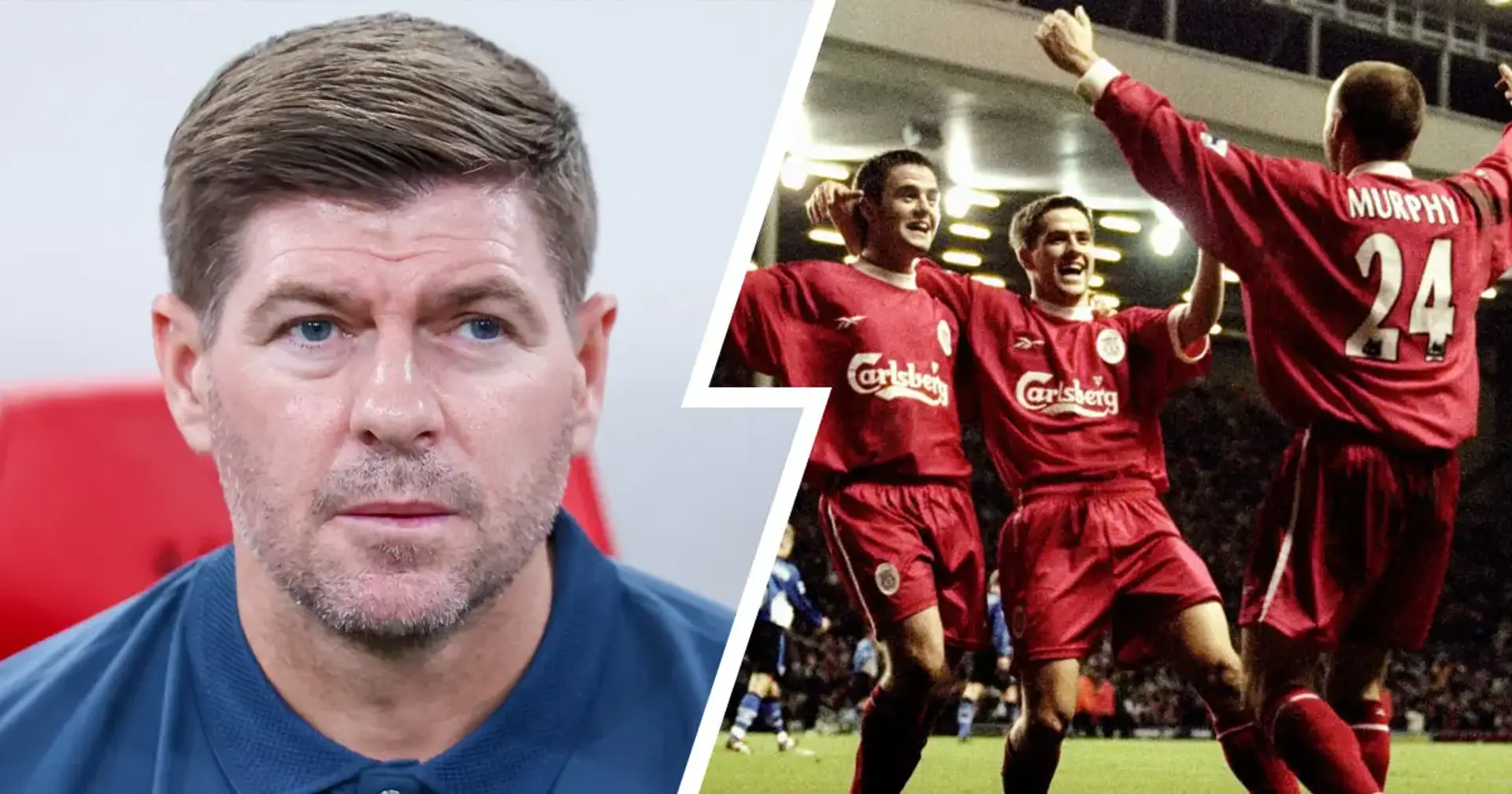 Steven Gerrard named best young player he played with at Liverpool in ...