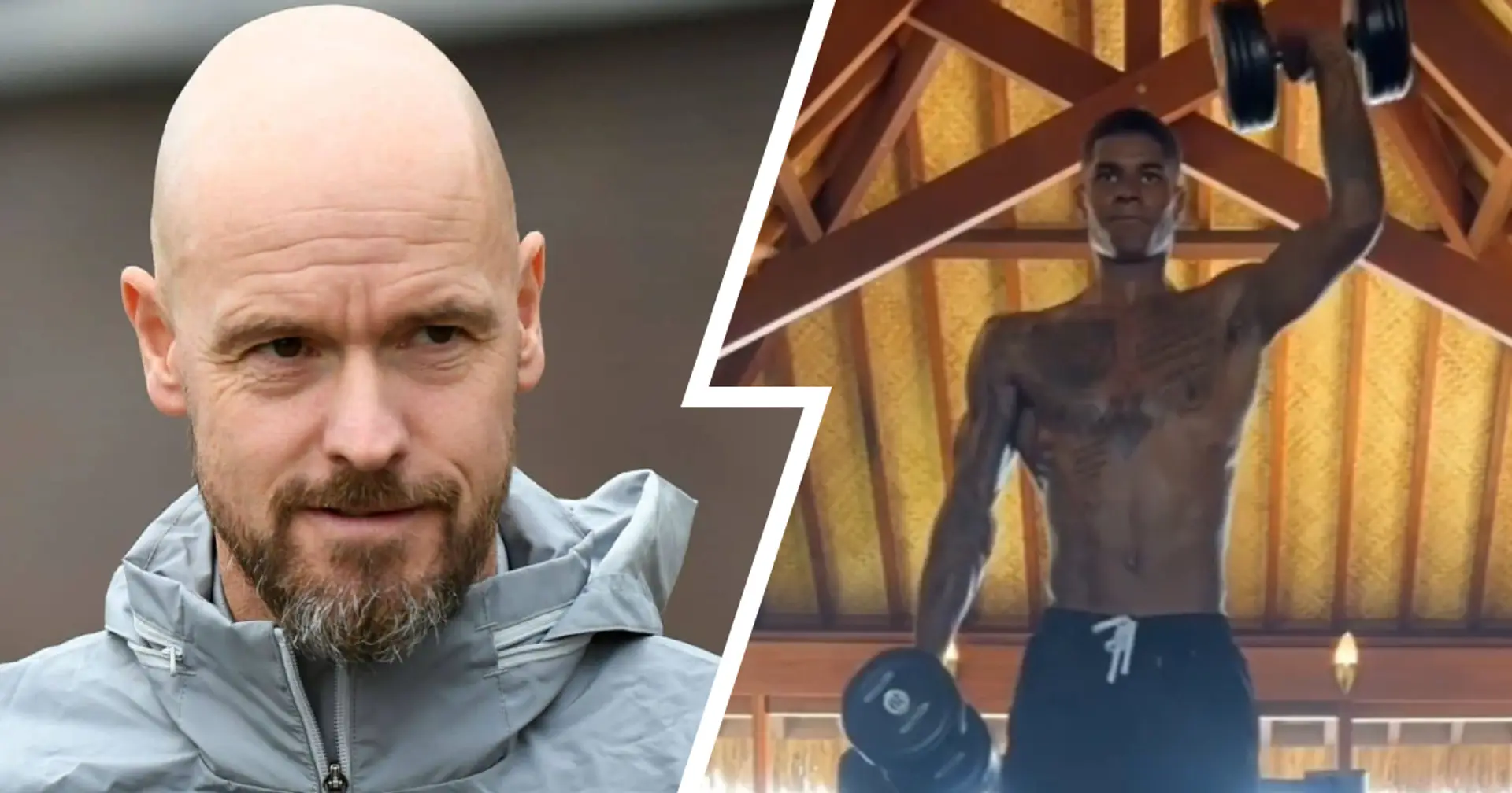 Marcus Rashford looks ripped in new workout video ahead of playing ...