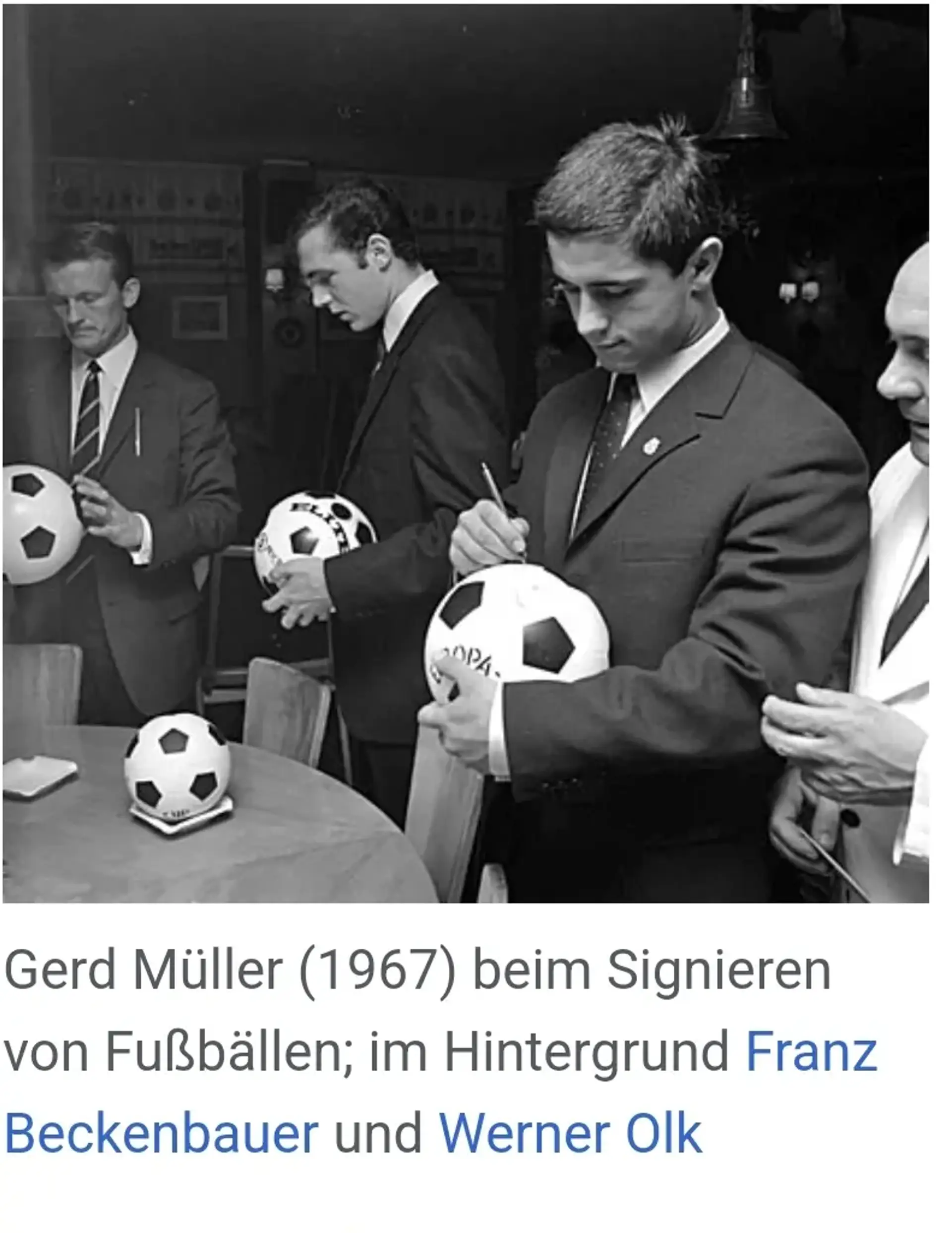 Das ABC der früheren Spieler vom FC Bayern München : Gerd Müller ...