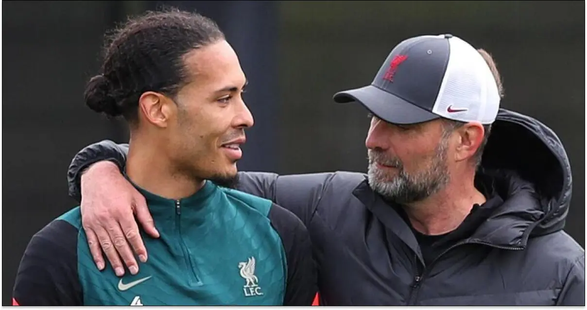 'I don't cry often': Van Dijk shares what he felt at Klopp farewell ...
