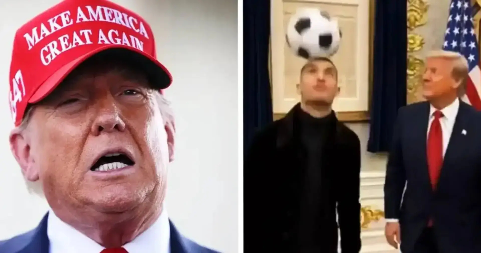 Donald Trump posts video of himself playing with Cristiano Ronaldo – it ...