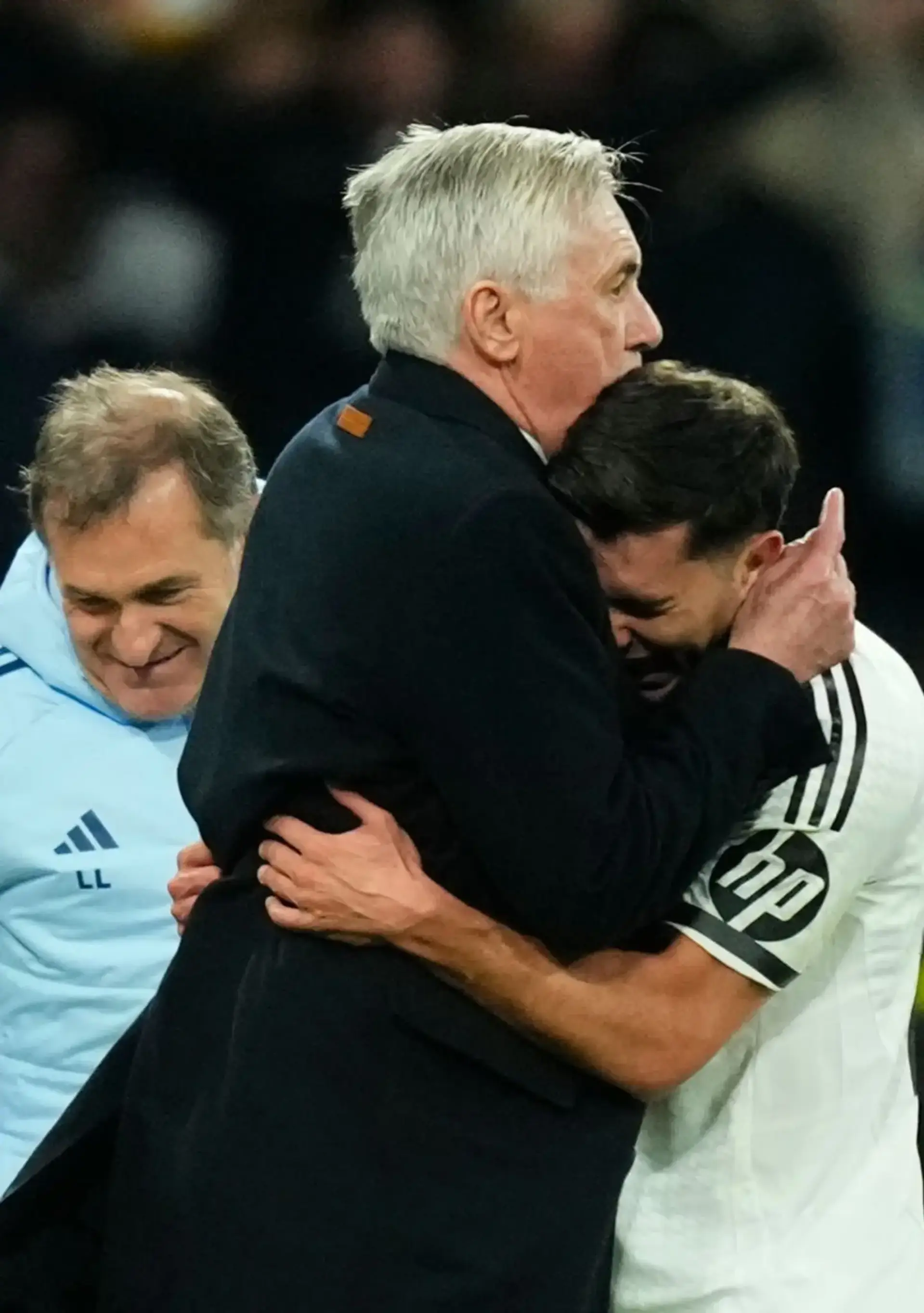 Brahim has the cutest celebration with Ancelotti after Atletico Madrid ...