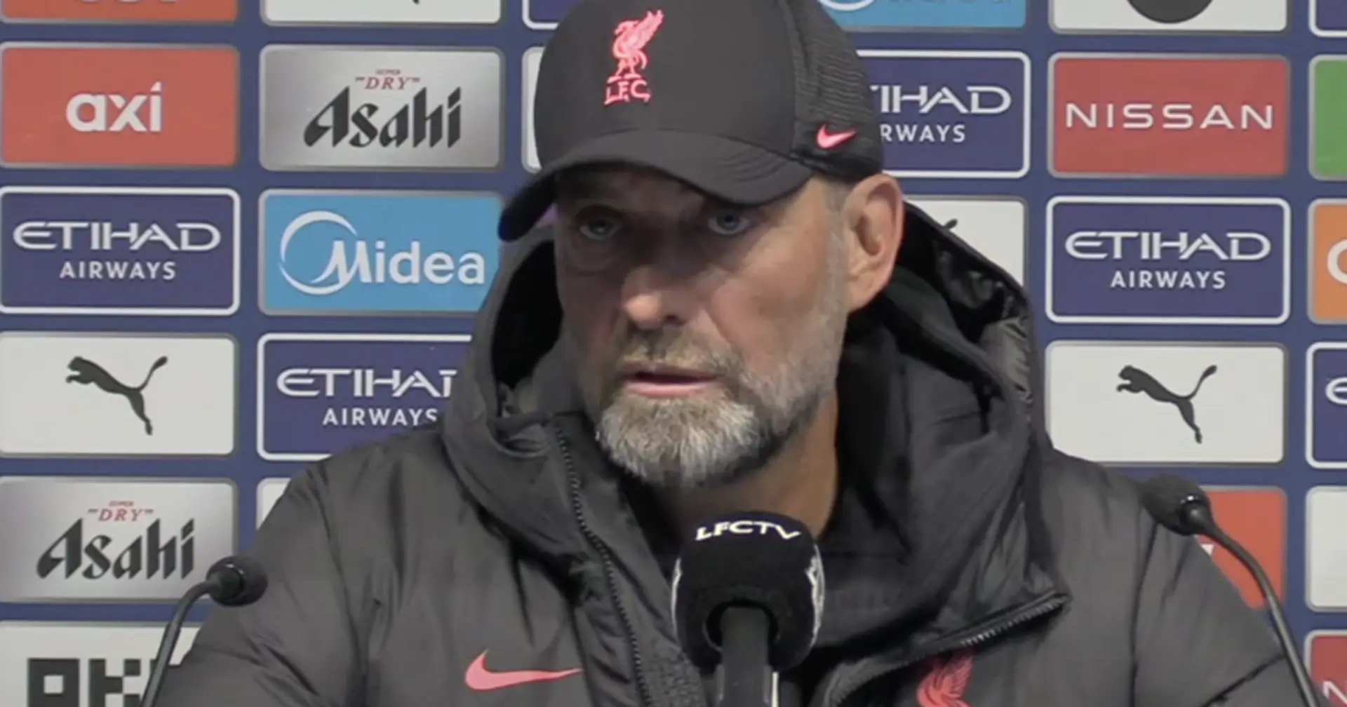 Klopp: 'We're fine with a point. I've seen super attitude, super ...