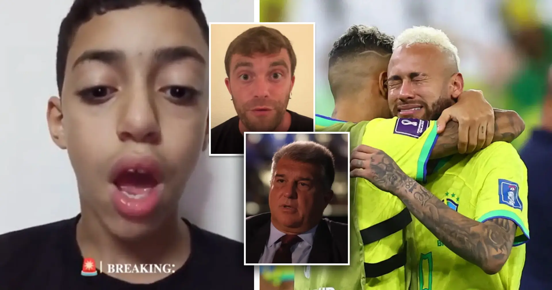 'He is now on Barca gates': Arab kid Hamza Youssef announces Neymar to ...