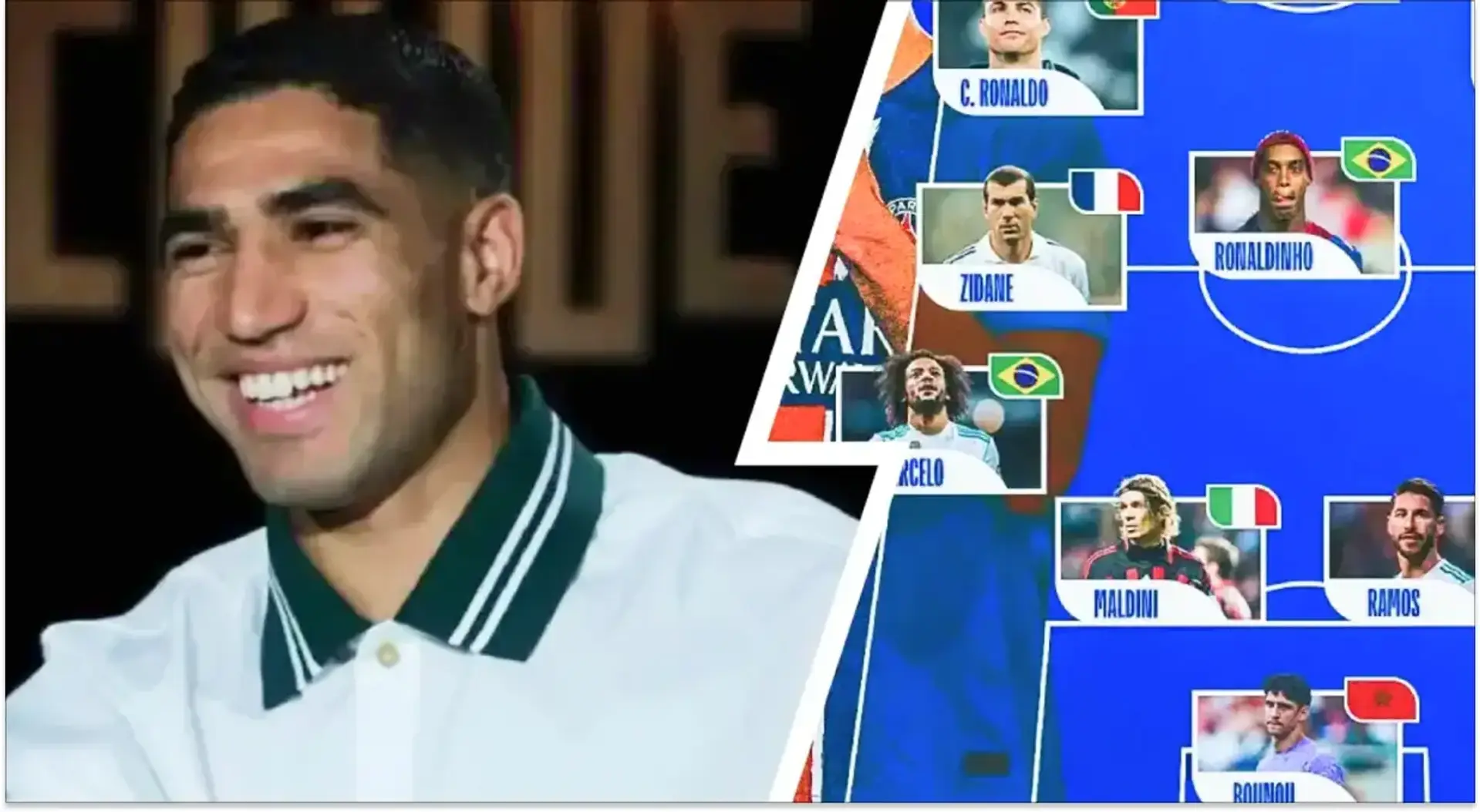 Achraf Hakimi reveals his ultimate Legends XI – includes HIMSELF ...