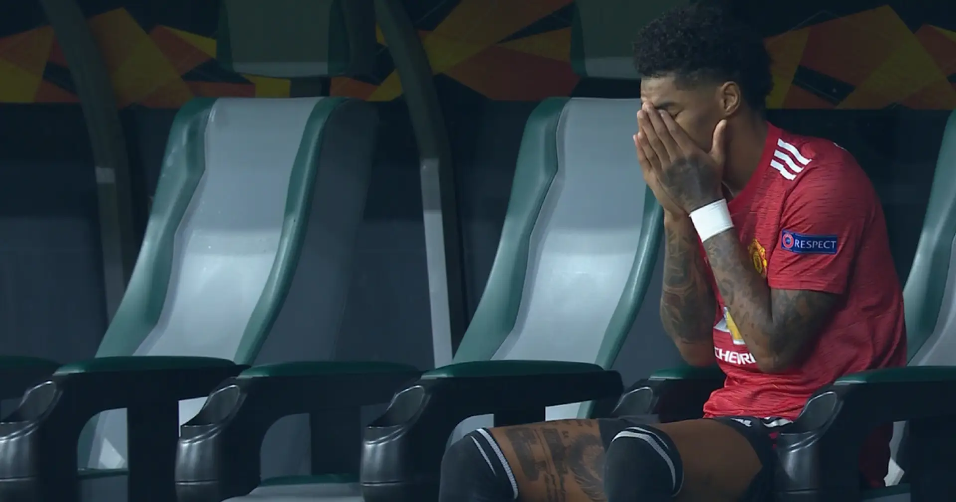 Cameras pick up Marcus Rashford's emotional reaction at FT after ...