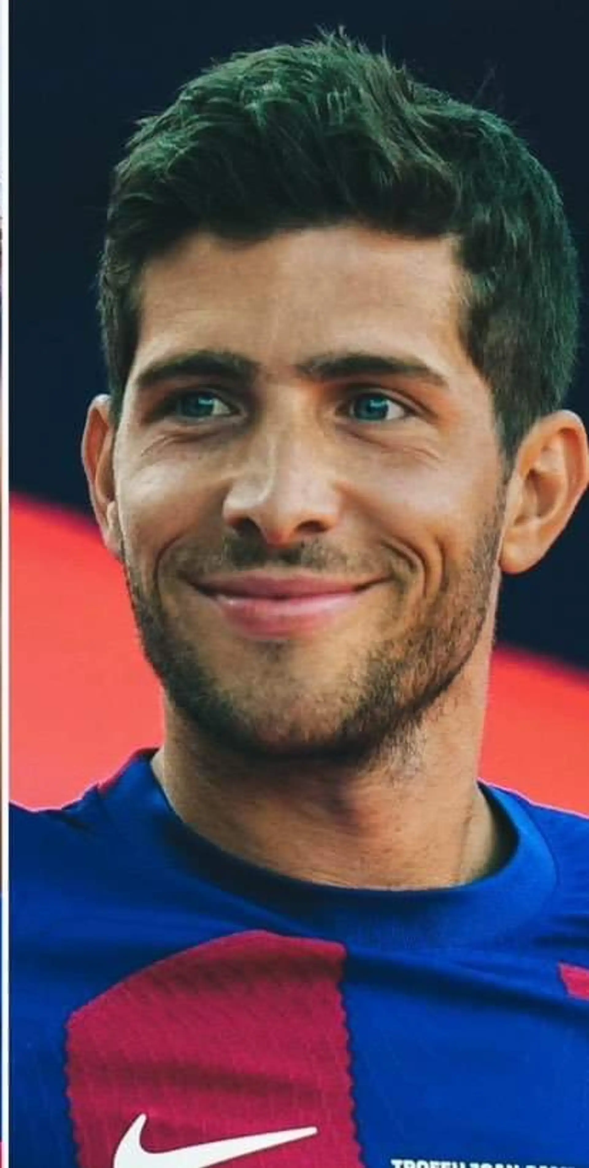 Sergio Roberto has no idea what he's doing on the pitch.