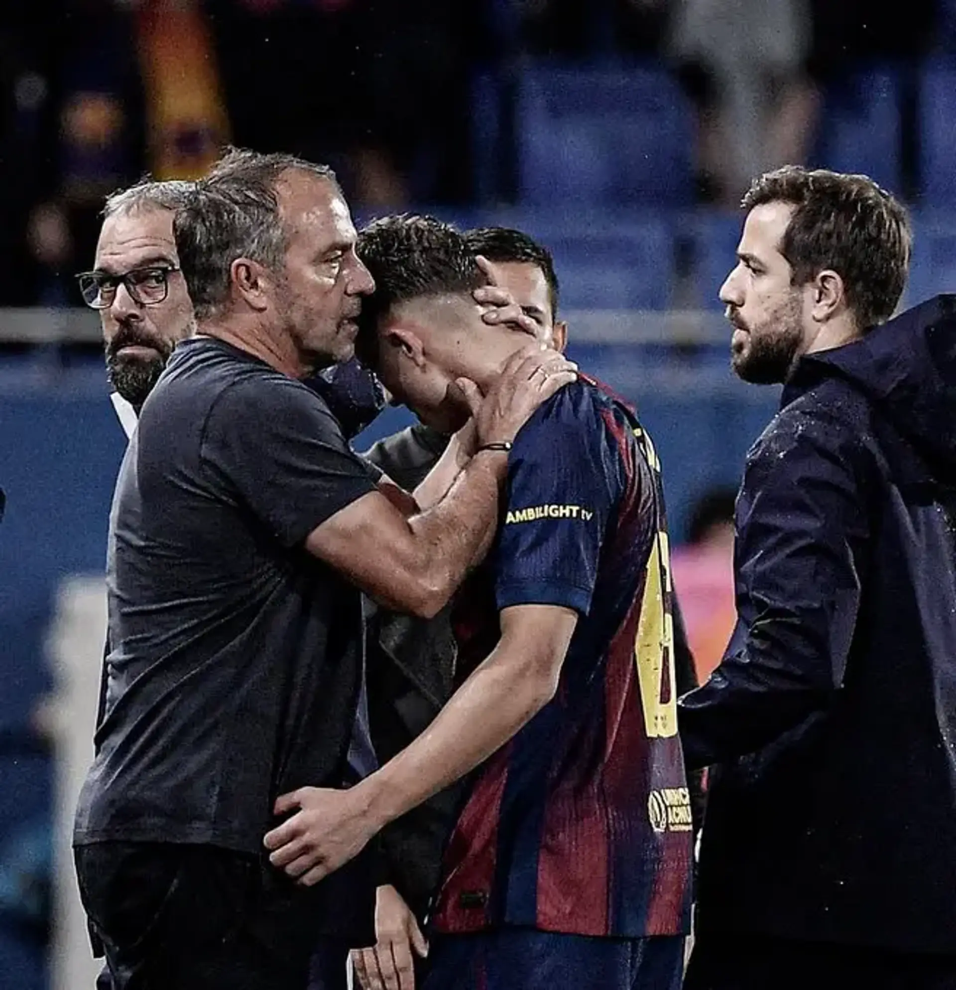 Fermin Lopez in tears after Barcelona’s win over Getafe – injury scare ...