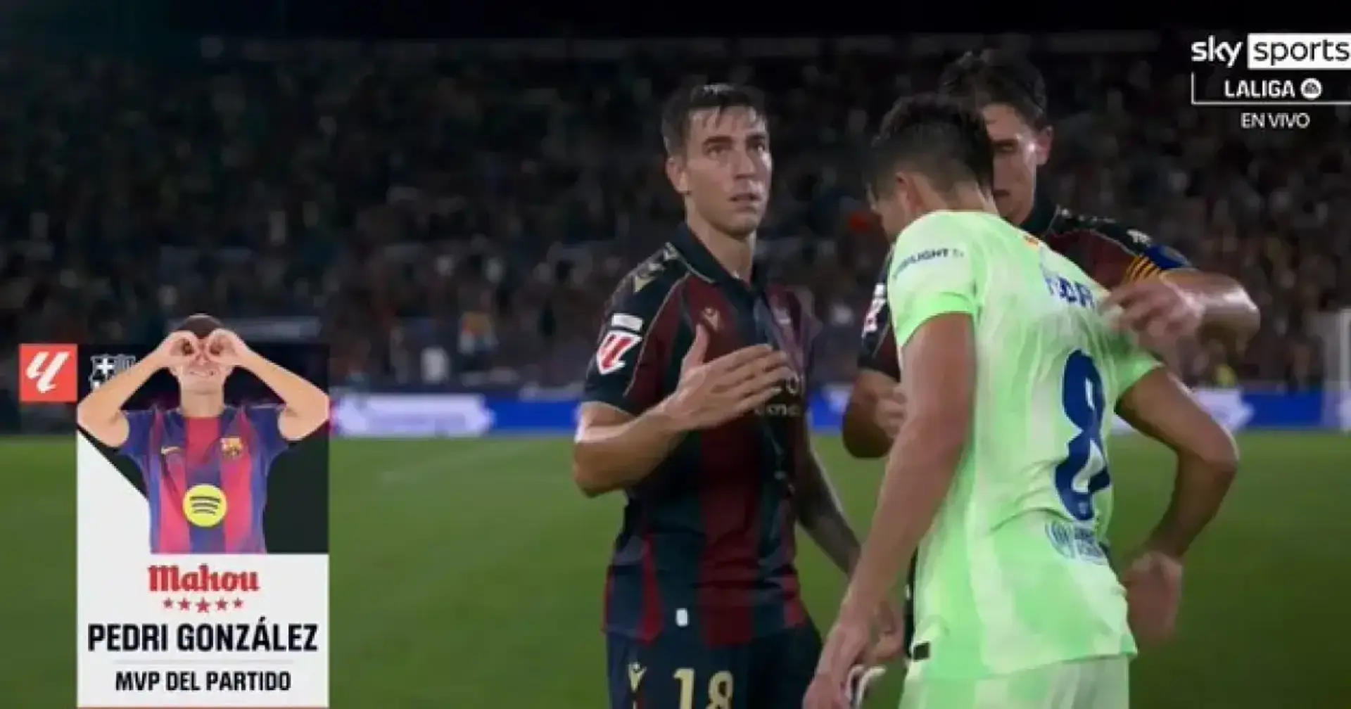 Pedri élu homme du match alors que le Barça signe un retour victorieux ...