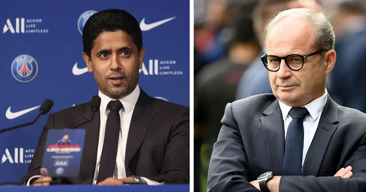 Nasser Al-Khelaifi on Luis Campos after PSG contract extension to 2030 ...