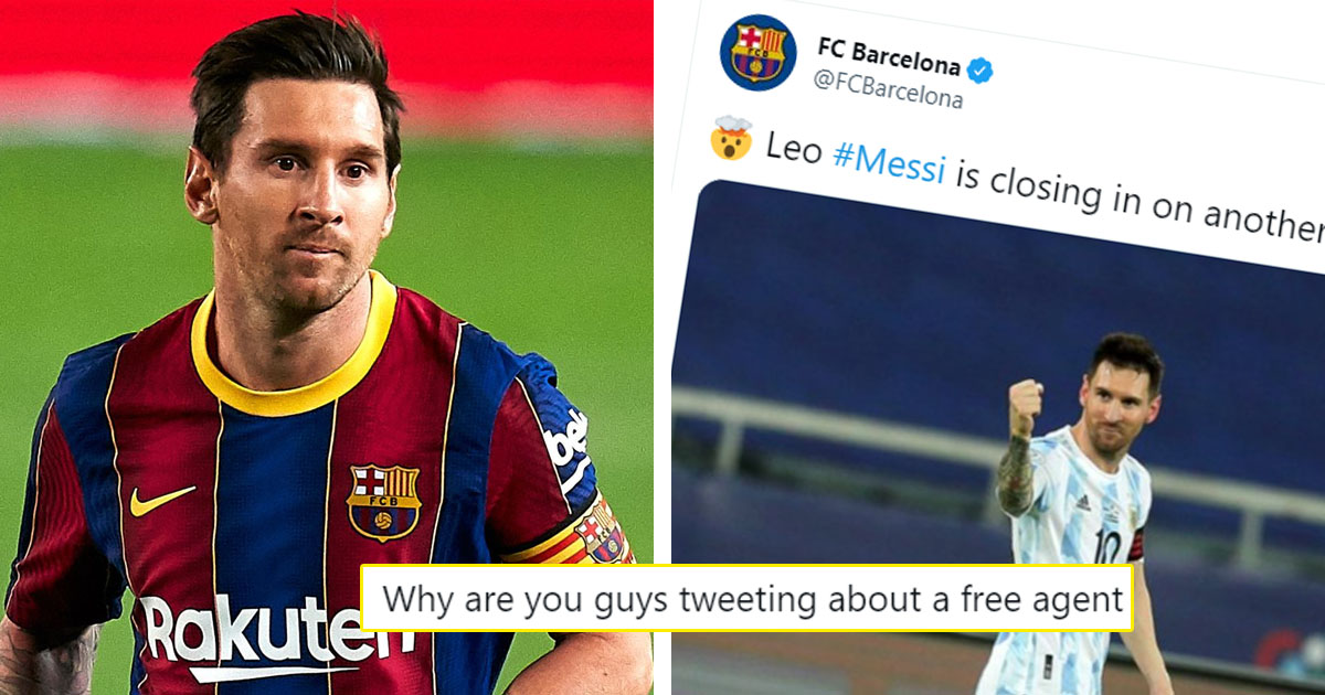 'Not your player': fans poke fun at Barca as club keeps tweeting about ...