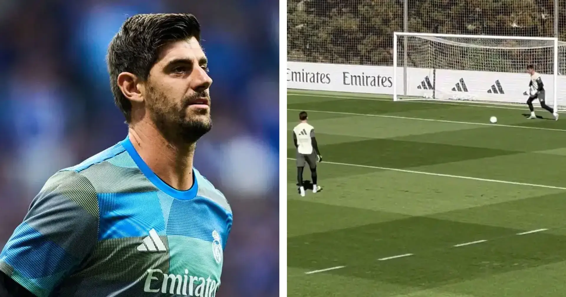 Spotted: Thibaut Courtois works on one key aspect of his style ahead of ...