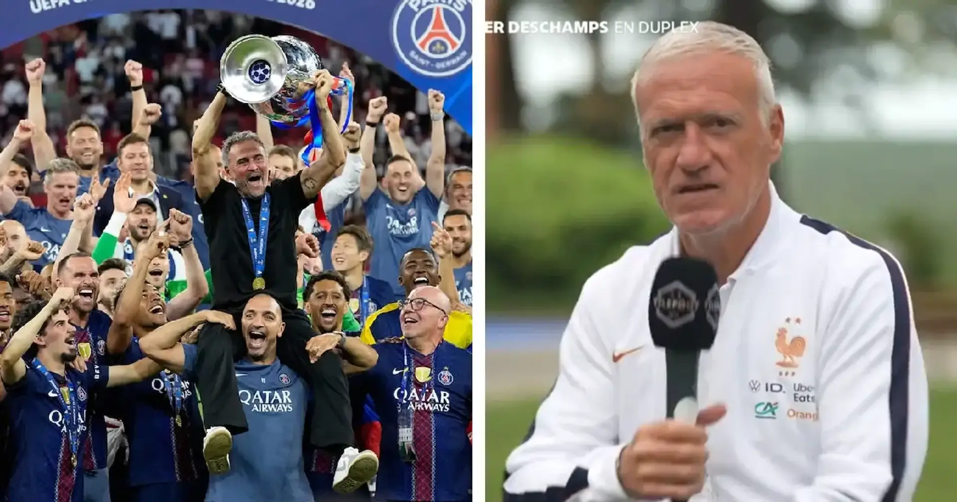 "Eine großartige Leistung": Didier Deschamps gratuliert Paris Saint ...
