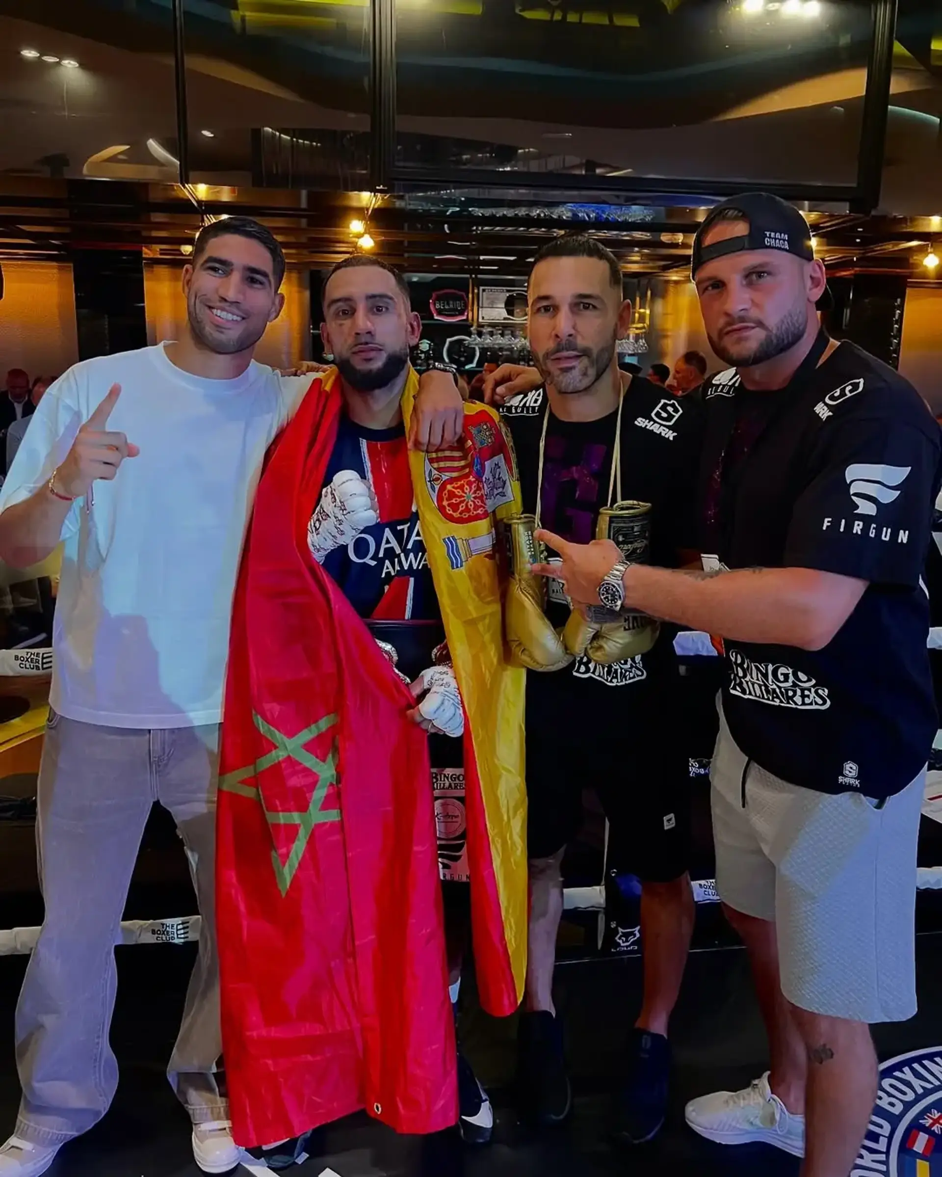 Aperçu : Achraf Hakimi aux premières loges pour soutenir son ...