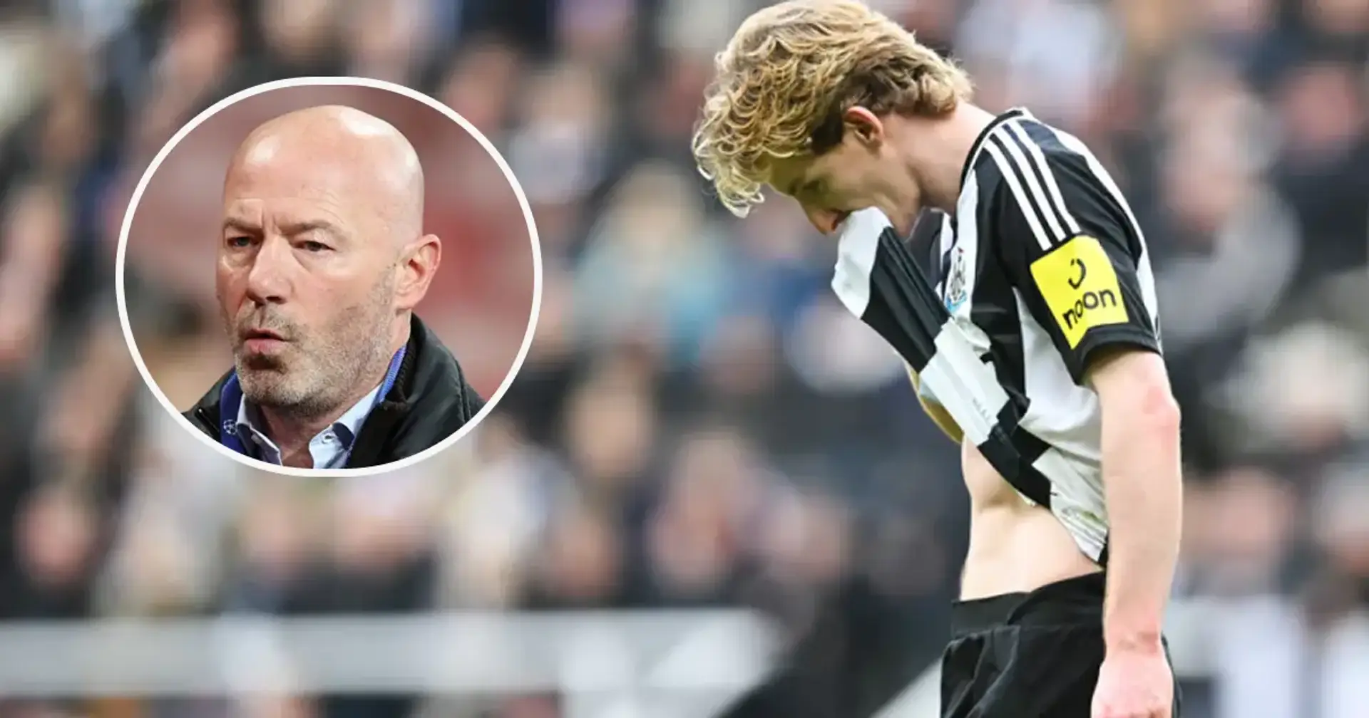 Alan Shearer slams Anthony Gordon after red card vs Liverpool: 'What a ...