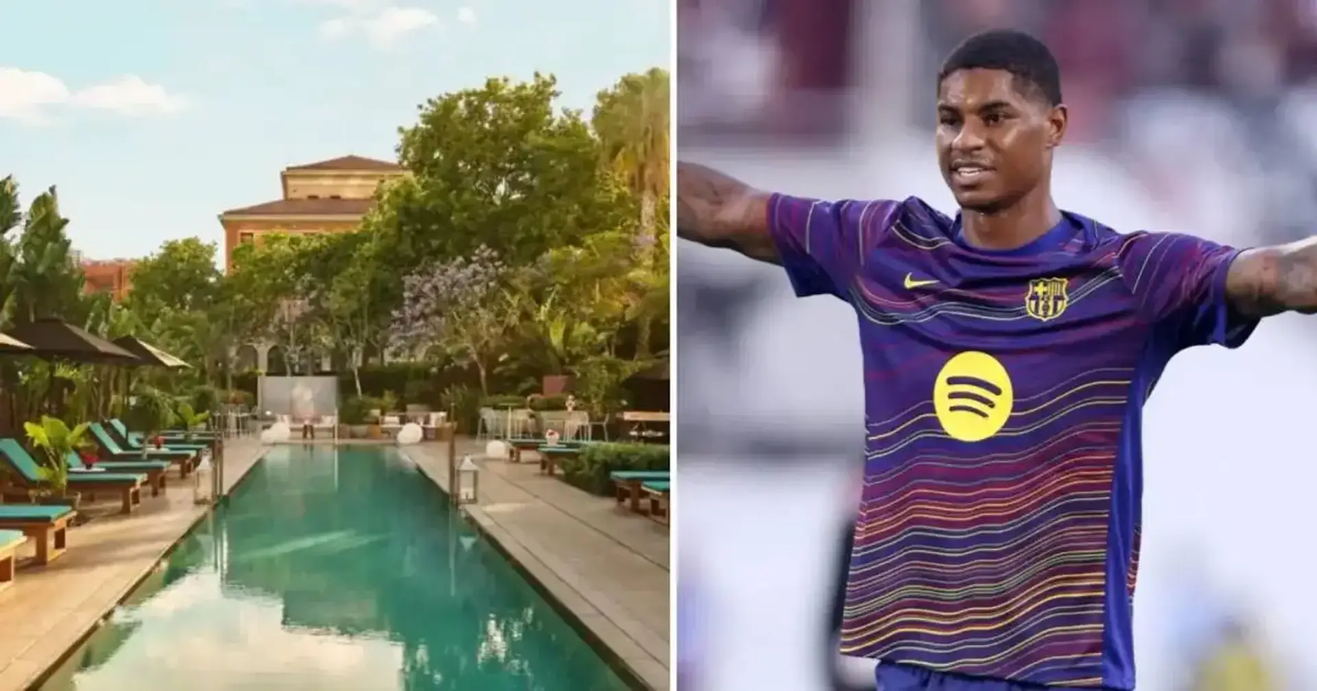 Marcus Rashford residiert im Luxus: Das ist das Grand Hyatt Barcelona ...