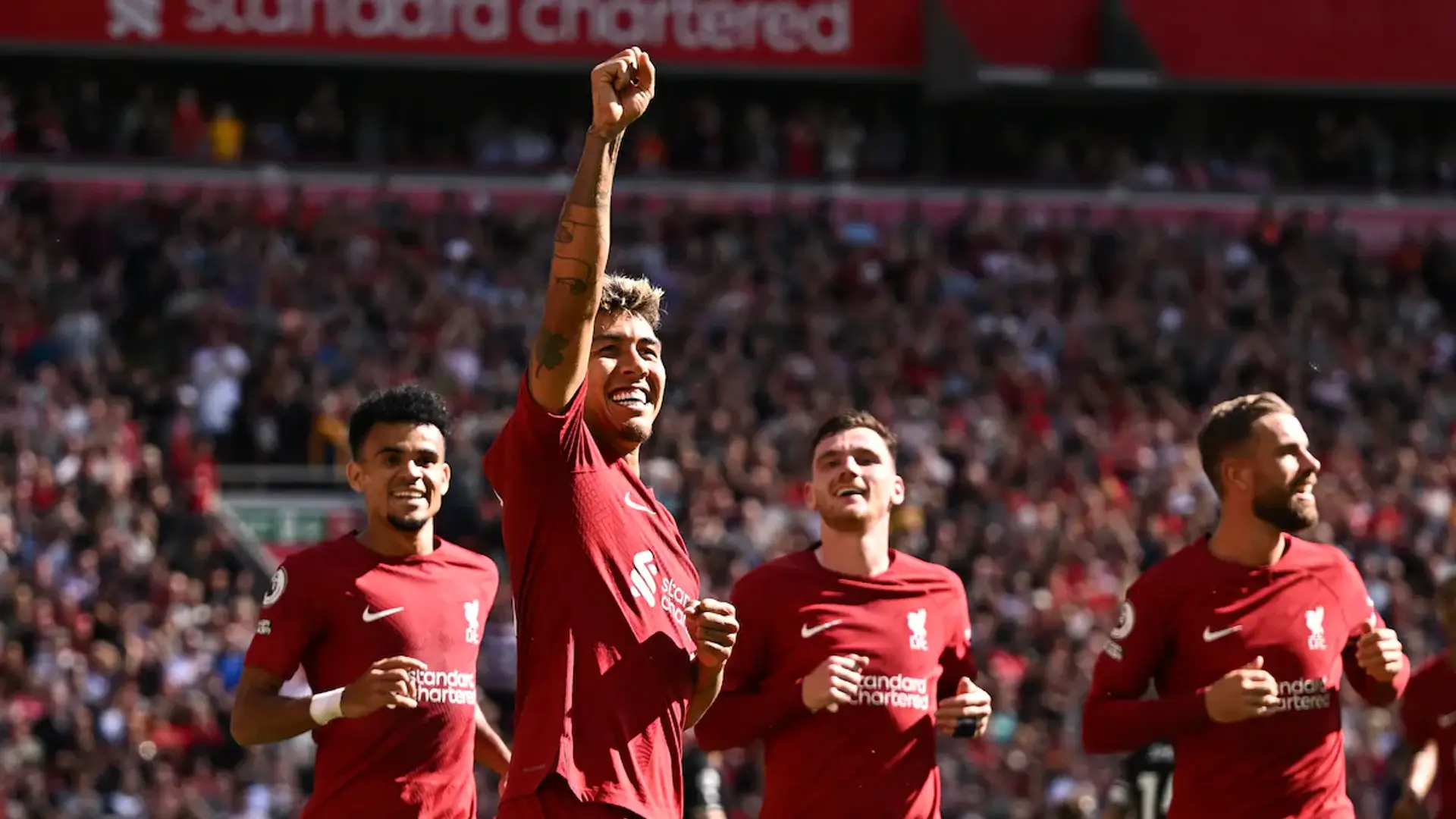 Celebrations for all 9 Liverpool goals against Bournemouth - in 9 ...