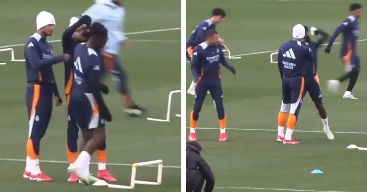 Mbappe and Bellingham rile up Camavinga with friendly banter in ...