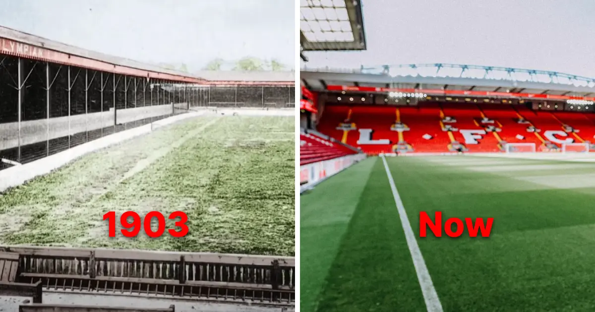 140-year history: Anfield's evolution captured in 5 minutes - Football ...