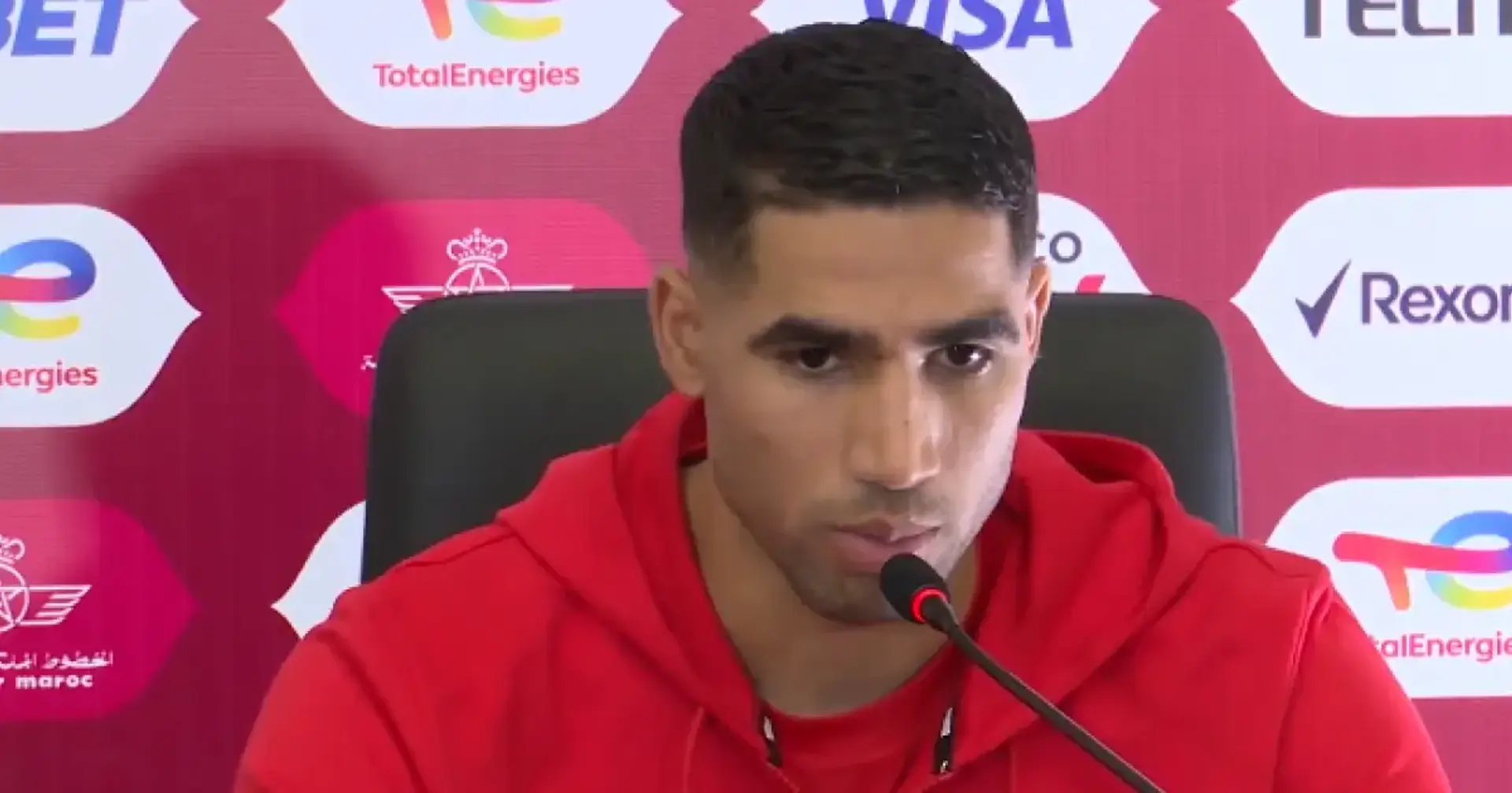'I didn't want to miss the AFCON': Hakimi shares update on his injury ...