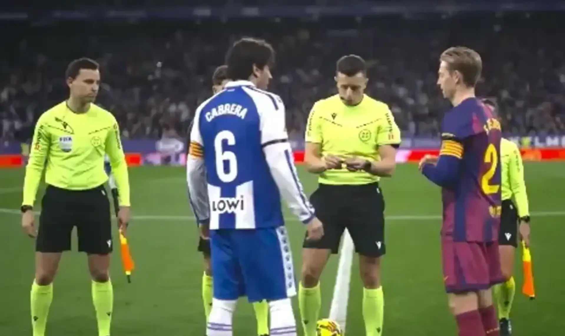 👀 Referee's microphone audio during Barcelona's win vs Espanyol emerges ...