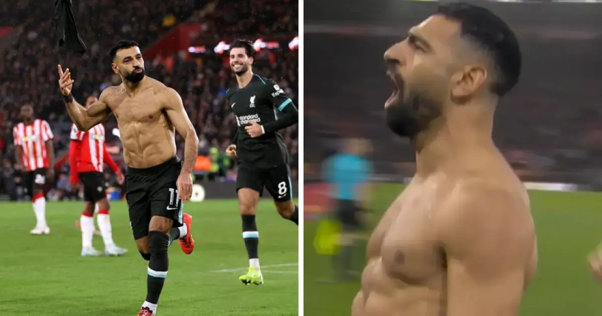Mo Salah's passionate celebration steals the spotlight after he scores ...