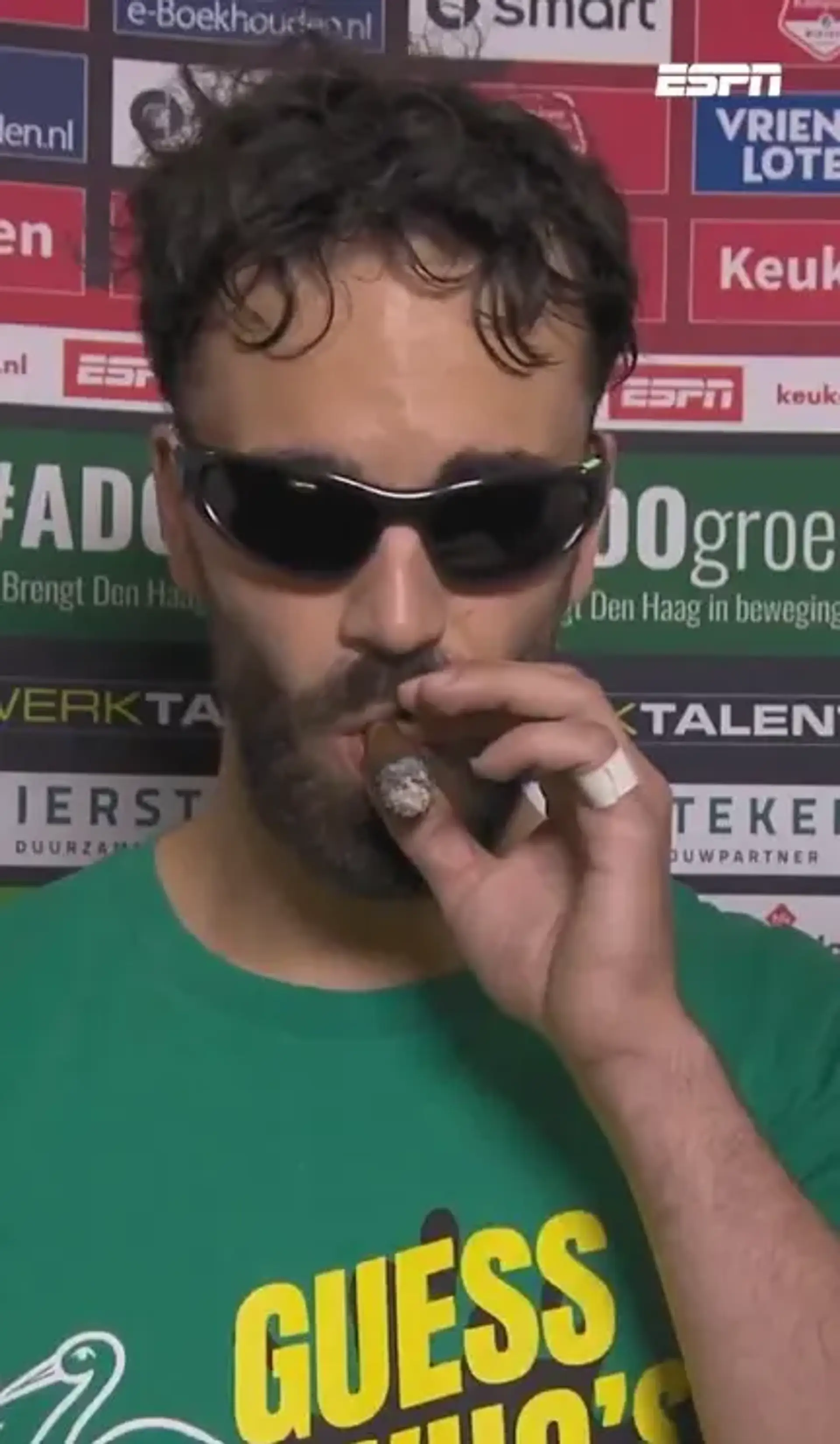 ADO Den Haag defender Diogo Tomas goes viral for aura interview after ...