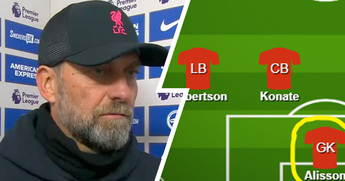 Liverpool's biggest strengths in Brighton defeat shown in line up - one ...