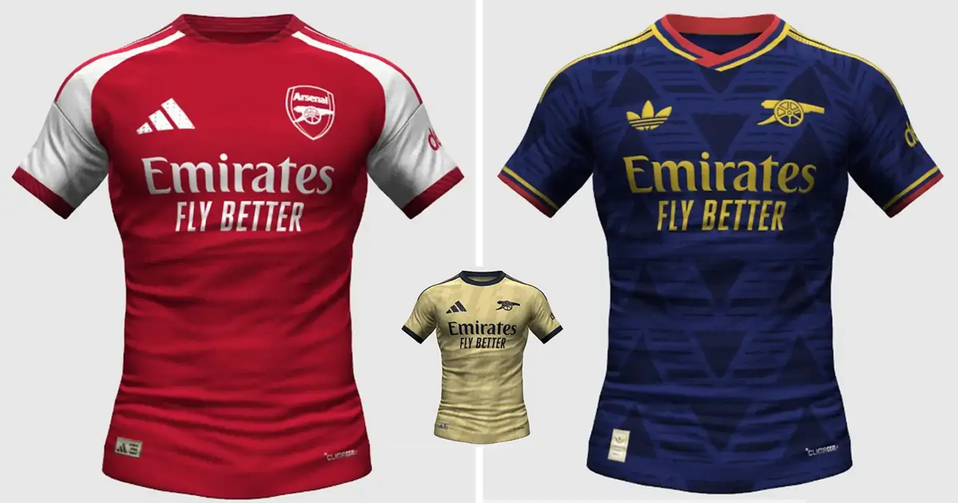 Iconic inspiration: Arsenal 2026-27 home, away & third kits leaked ...