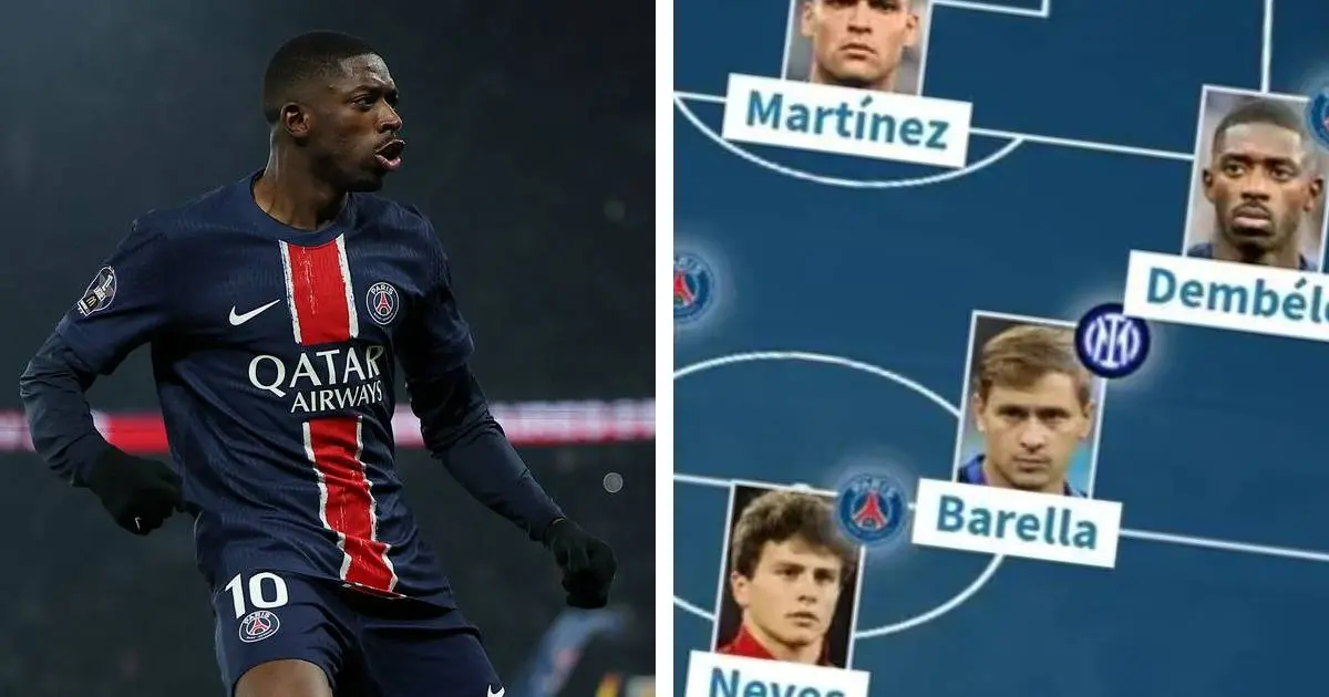 Domination PSG - le XI combiné PSG/Inter en termes de valeur marchande ...
