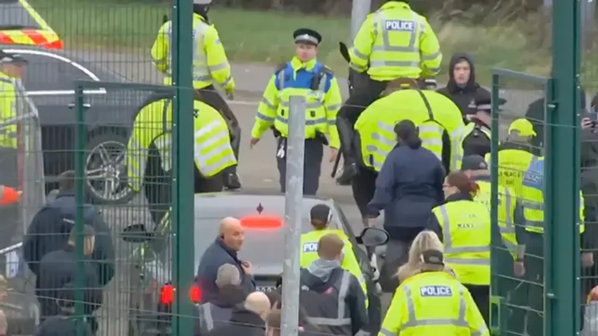 Angry Rangers fans BLOCK Russell Martin's car after latest draw, police ...