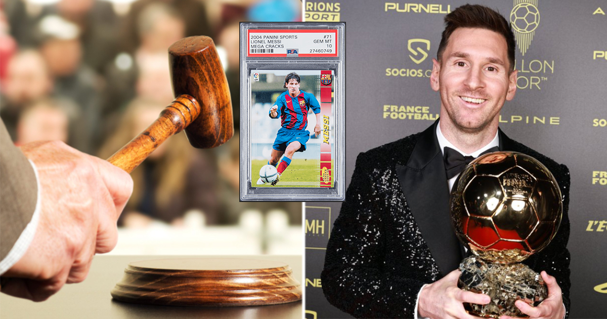Story behind collectible Messi card sold at auction for $336,000 ...