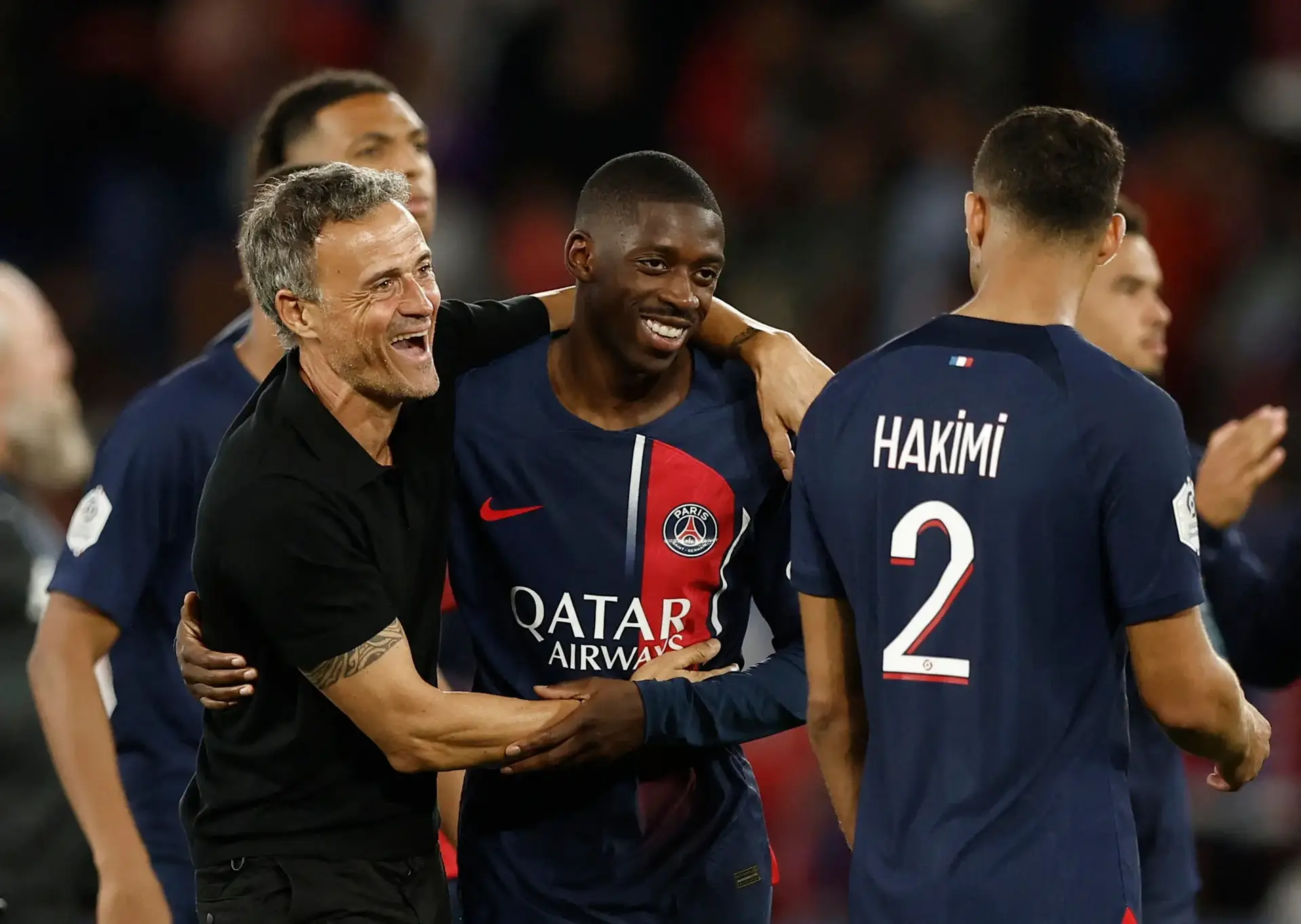 PSG ultras ignite Paris with red flares — five days BEFORE Champions ...