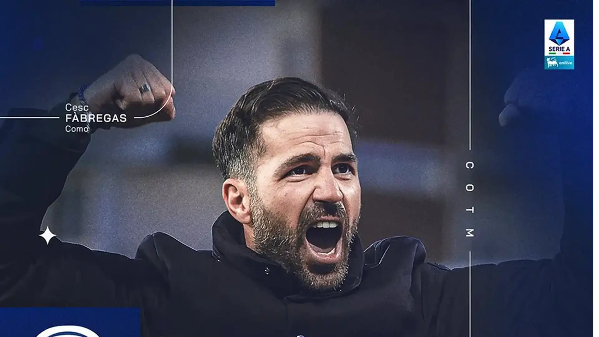 Cesc Fabregas named Serie A Coach of the Month for March - Football ...