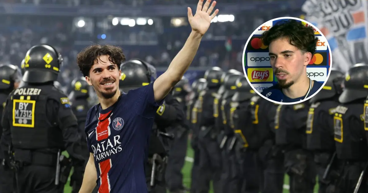 Vitinha: 'Fans were main reason PSG wanted to win Champions League ...