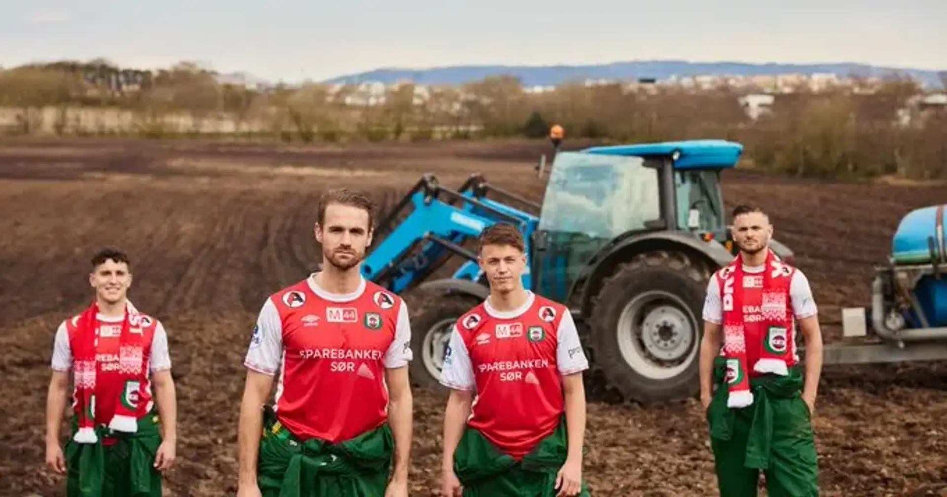 Haaland's first club builds tractor stand - you can watch a game from ...
