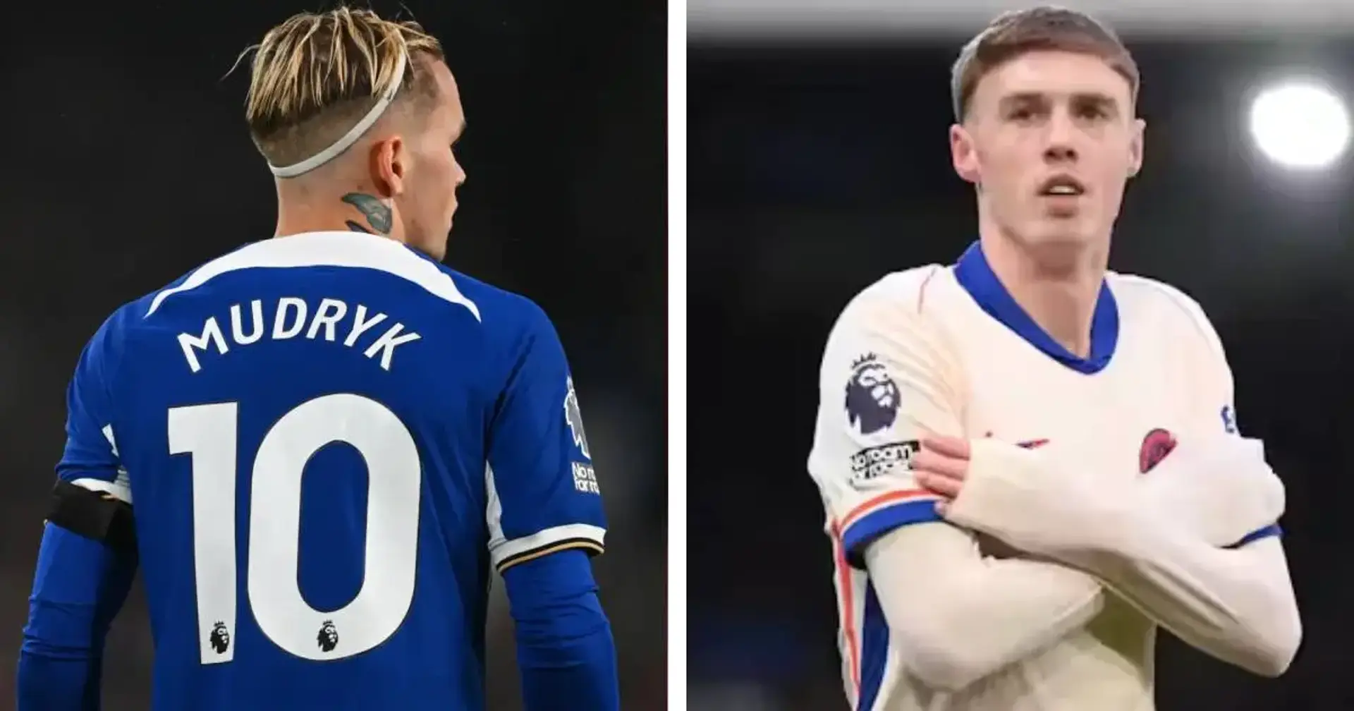 How Chelsea fans reacted to Cole Palmer taking No.10 from Mykhailo ...