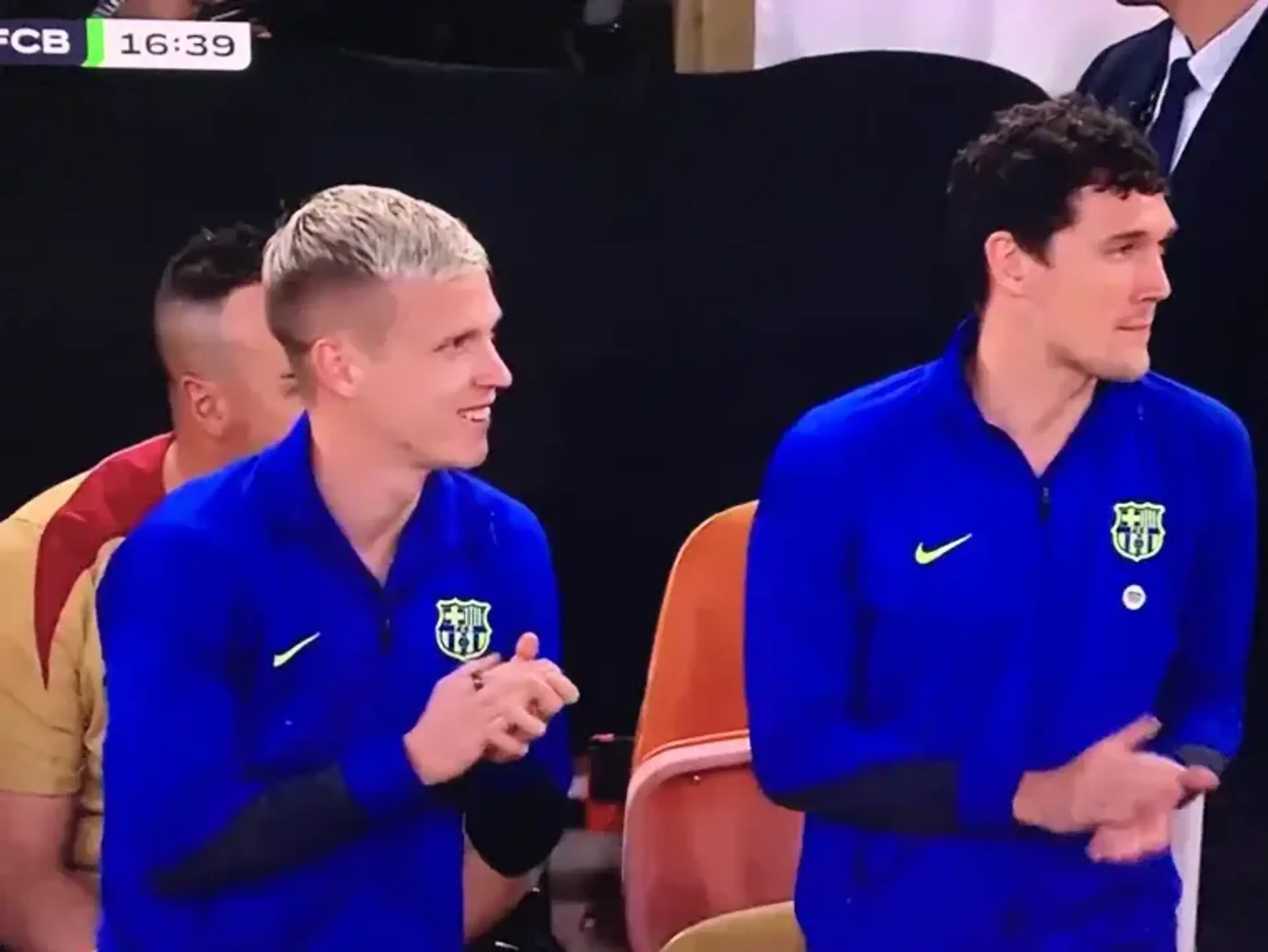 Spotted: Gavi pays tribute to Olmo with trademark celebration after ...