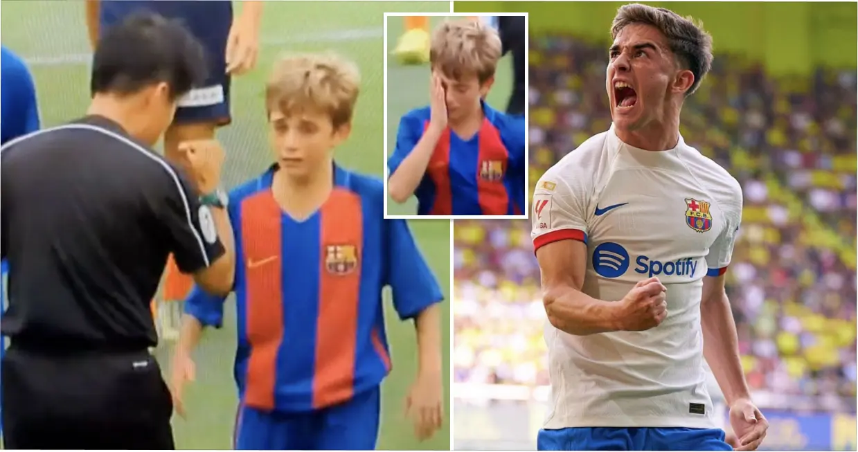 Old footage of Gavi in tears after a foul surfaces online – now HE’s ...