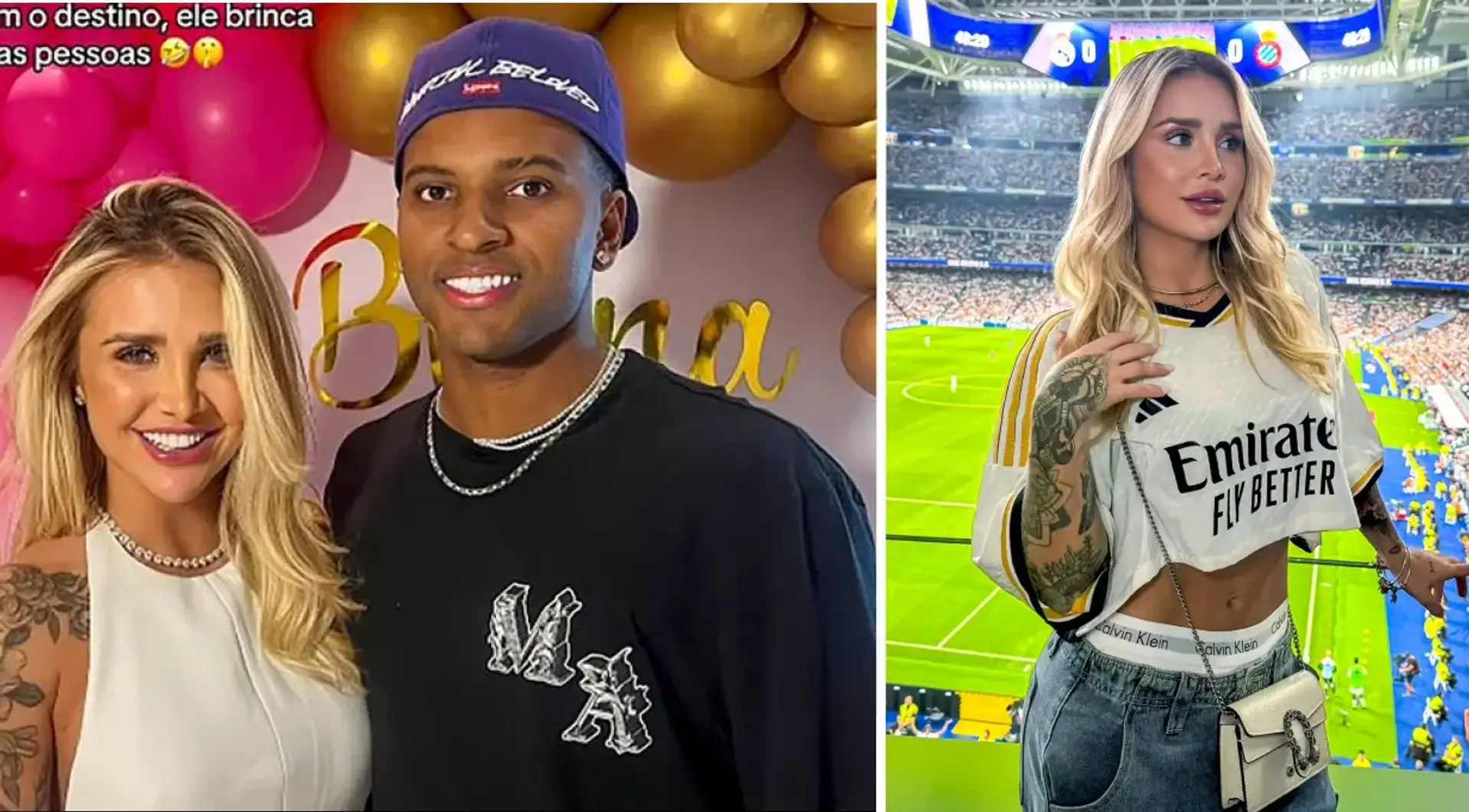 Rodrygo's stunning girlfriend labels him 'dirtiest' player in football ...