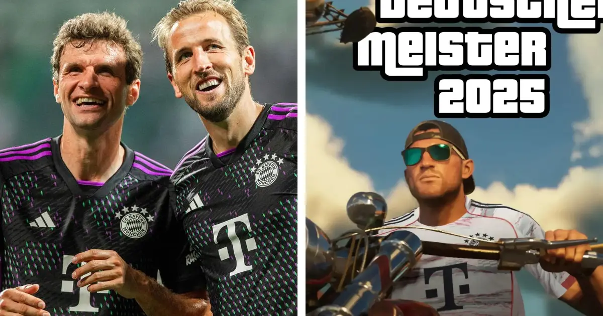 FC Bayern feiert die Meisterschaft 2025 mit GTA VI-Meme - Admins ...