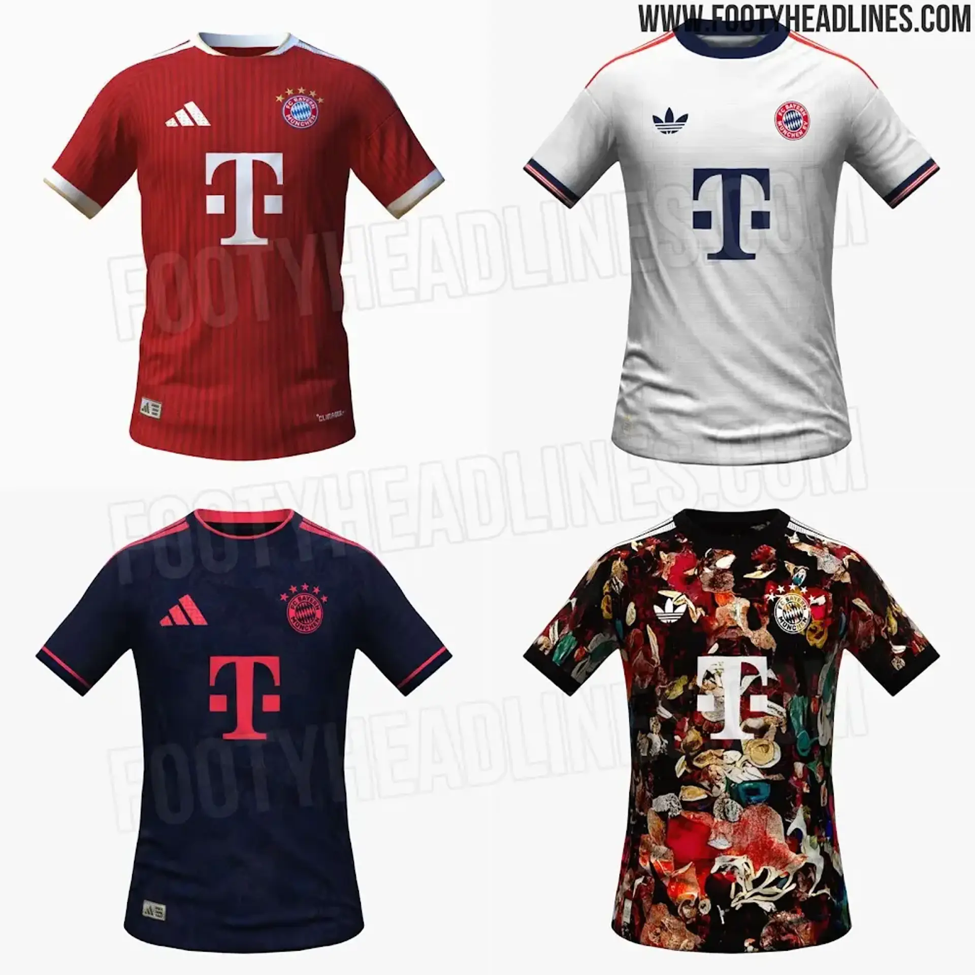 Mega-Enthüllung zu Adidas und dem FC Bayern: So sehen alle vier neuen ...